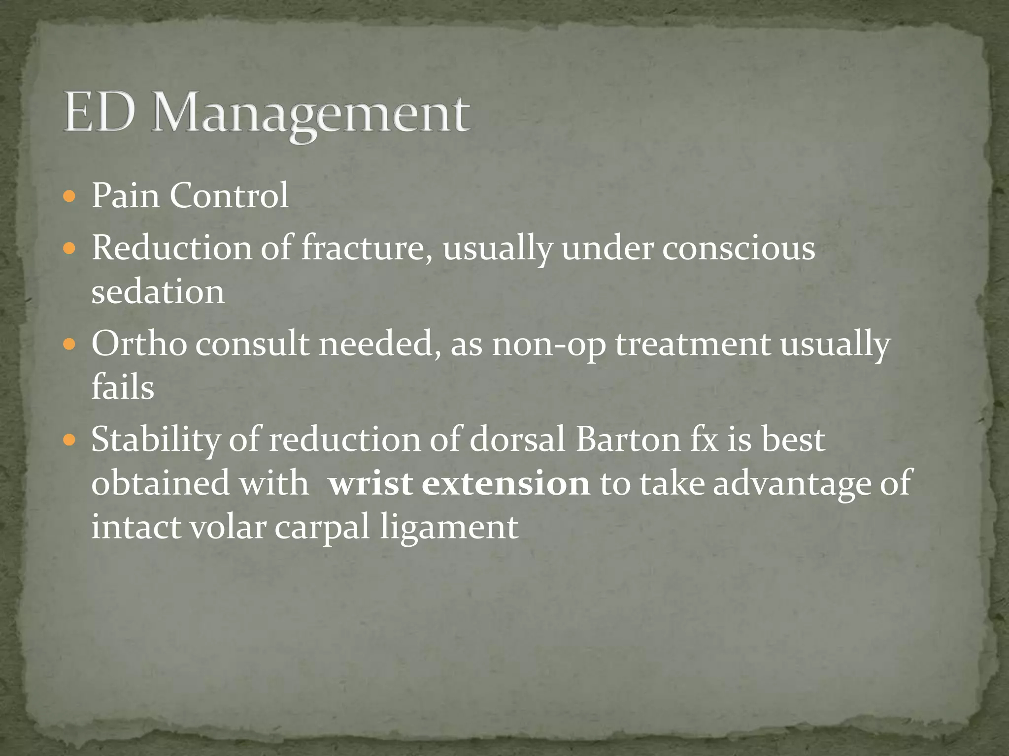 Barton’s fracture | PPTX