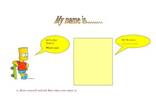 Bart simpson dialogue | DOC | Television | Entertainment