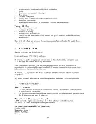 Barts ms clinical guidance for subcutaneous cladribine | PDF
