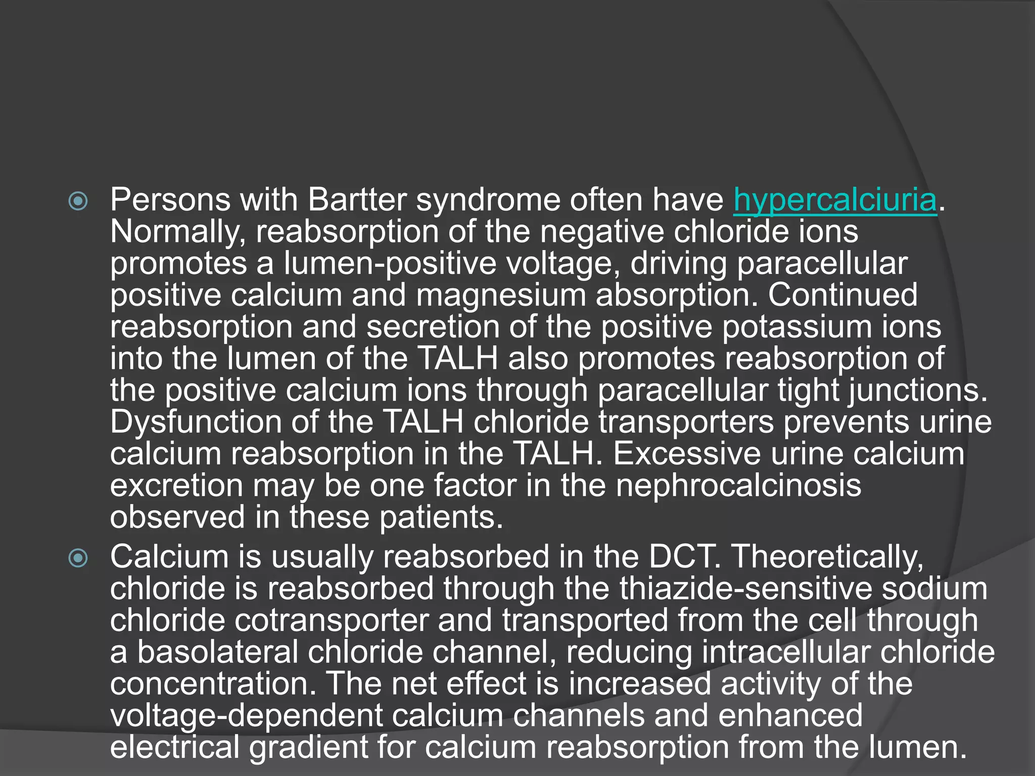 Bartter syndrome | PPTX