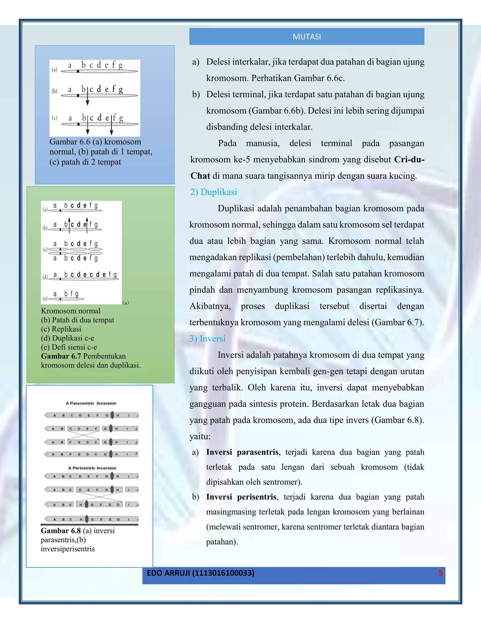 buku tentang materi mutasi | PDF