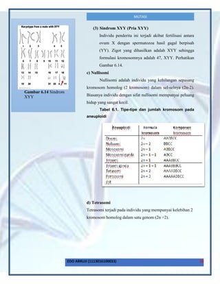 buku tentang materi mutasi | PDF