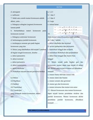 buku tentang materi mutasi | PDF