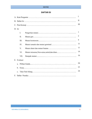 buku tentang materi mutasi | PDF