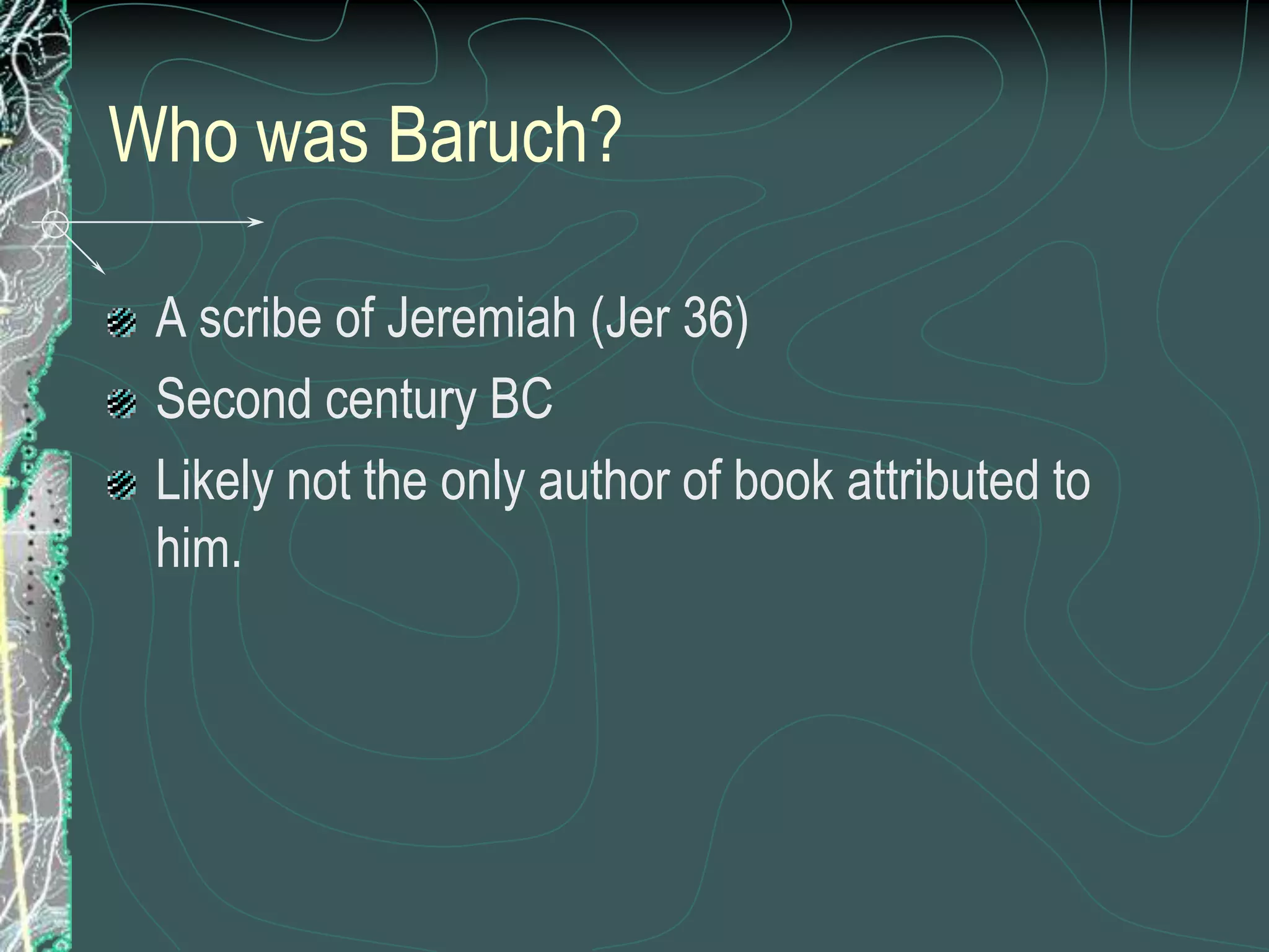 Baruch and lamentations presentation | PPTX