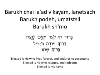 Barukh Sheamar | PPT