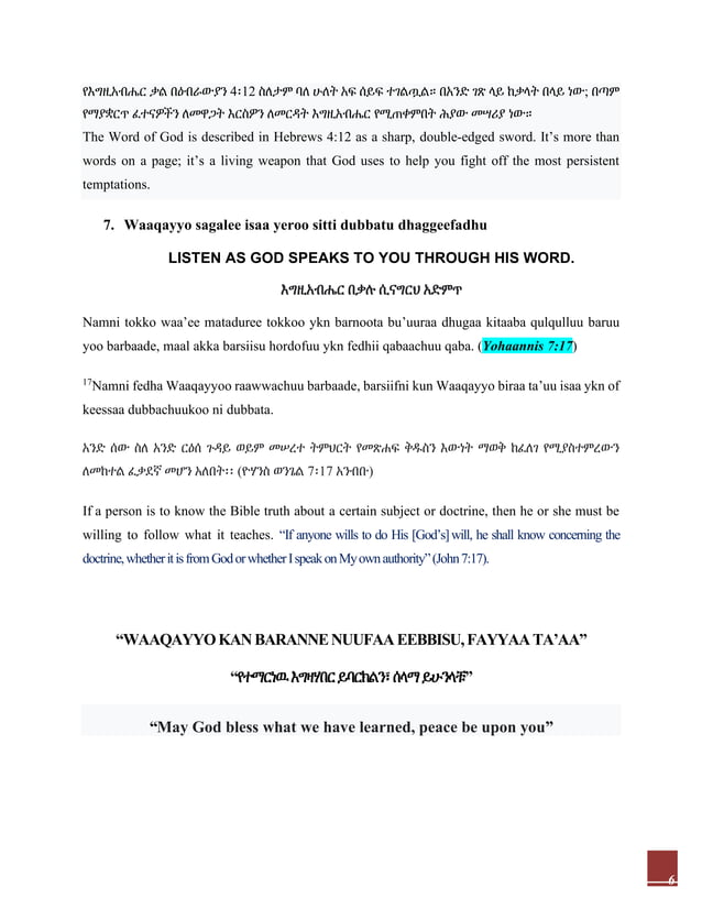 Barumsa Lallabaa 1ffaa.pdf | Christianity | Religion & Spirituality