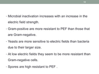 pulse electric field for food processing technology | PPTX