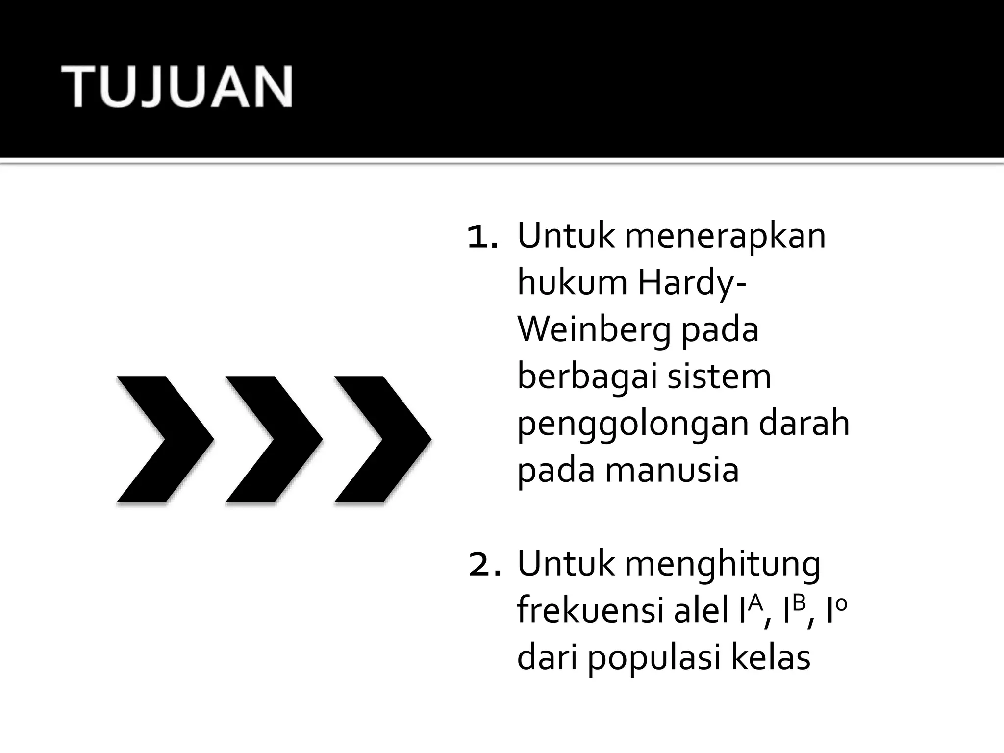PPT Genetika: Hukum Hardy Weinberg | PPTX