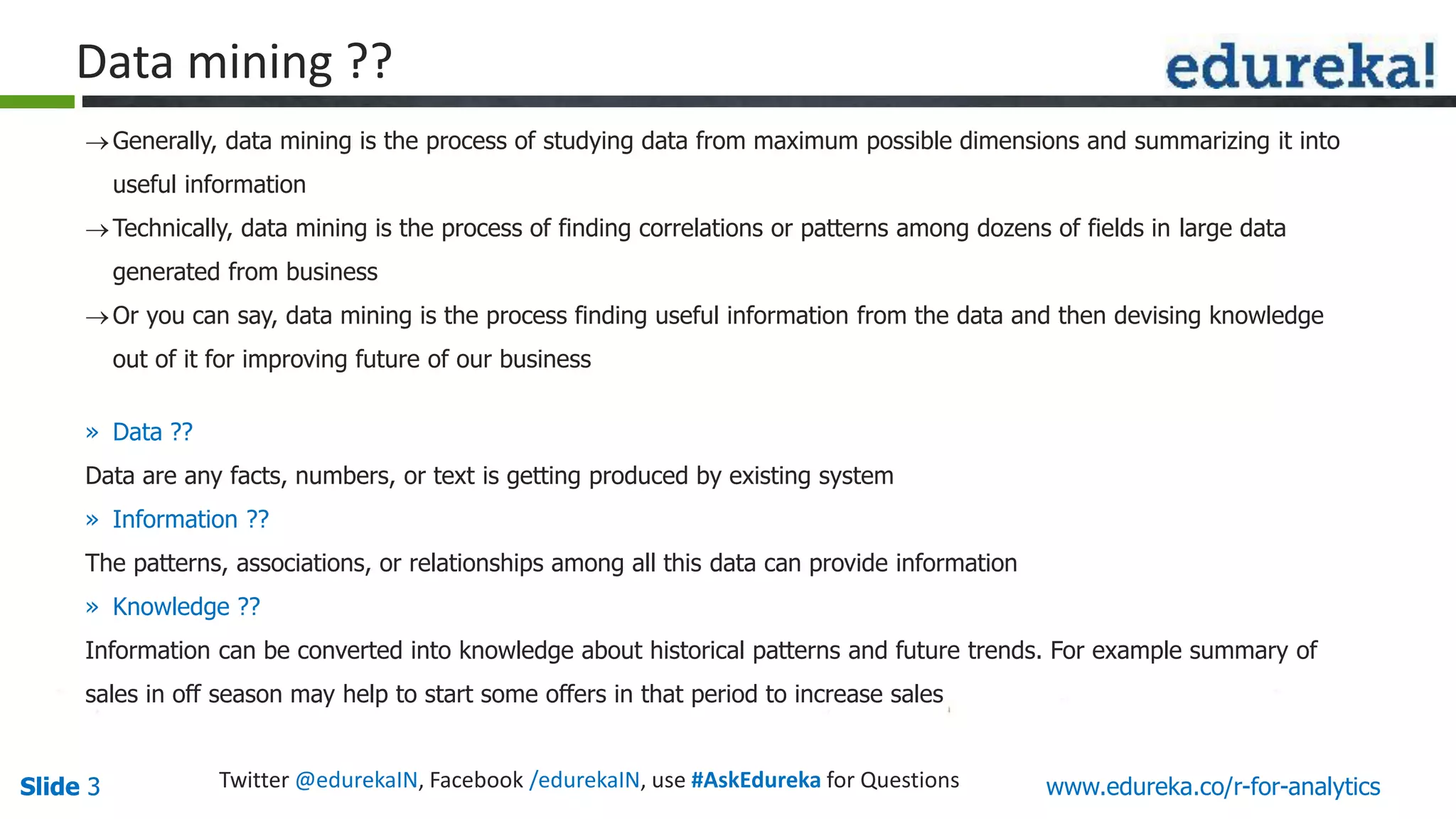 Business Analytics Decision Tree in R | PPT