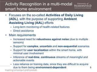 Rule-based Real-Time Activity Recognition in a Smart Home Environment | PPT
