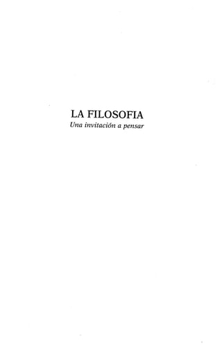 Barylko, jaime la filosofía. una invitación apensar | PDF
