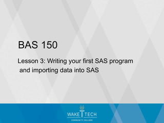 BAS 150 Lesson 3 Lecture | PPT