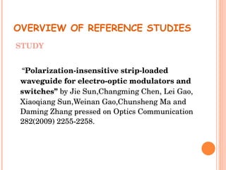 Electro-optic modulators | PPT