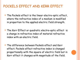 Electro-optic modulators | PPT