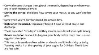 BASAL BODY TEMPERATURE AND CERVICAL MUCUS METHOD.pptx
