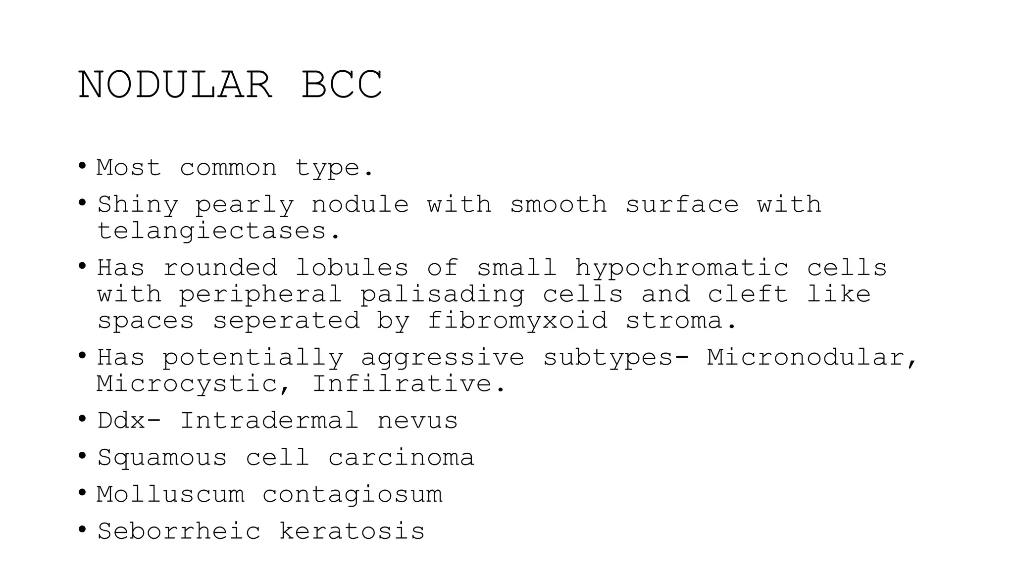Skin Cancer- Basal Cell Carcinoma Most Common | PPTX