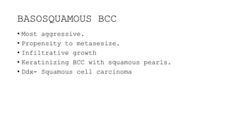 Skin Cancer- Basal Cell Carcinoma Most Common | PPTX
