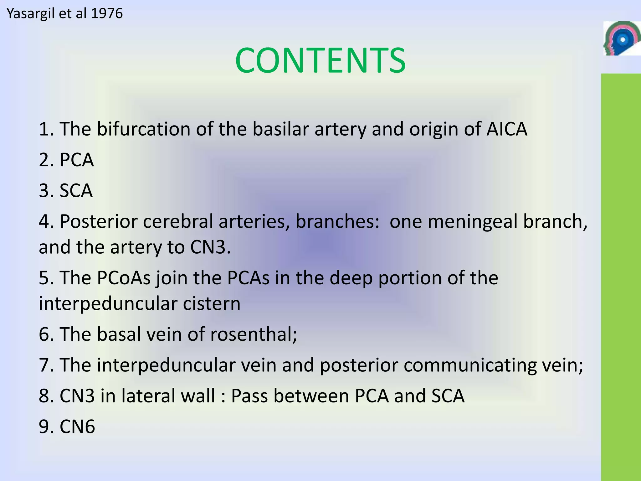 basalcisterns of brain | PDF