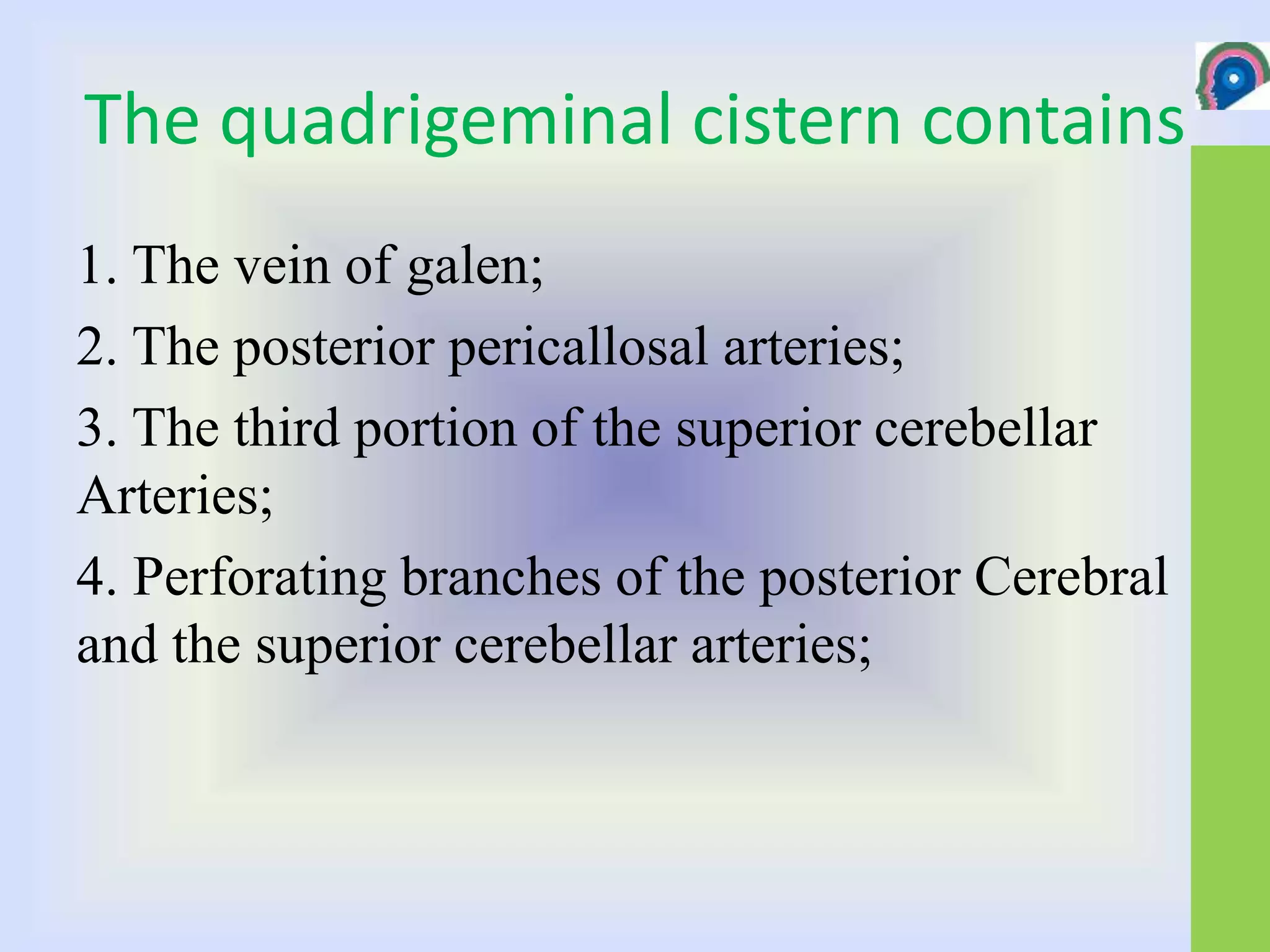 Cisterns of brain | PPTX