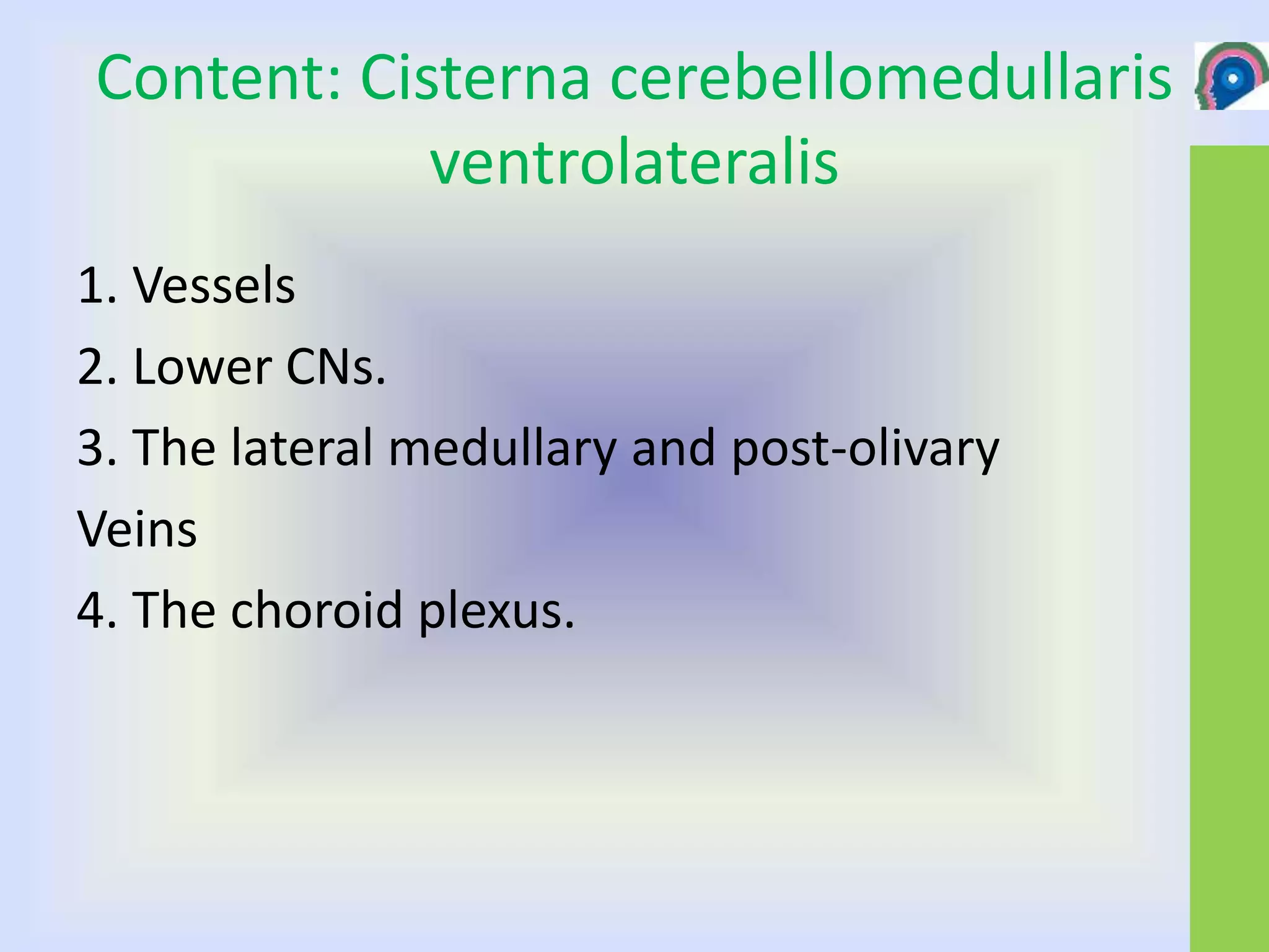 Cisterns of brain | PPTX