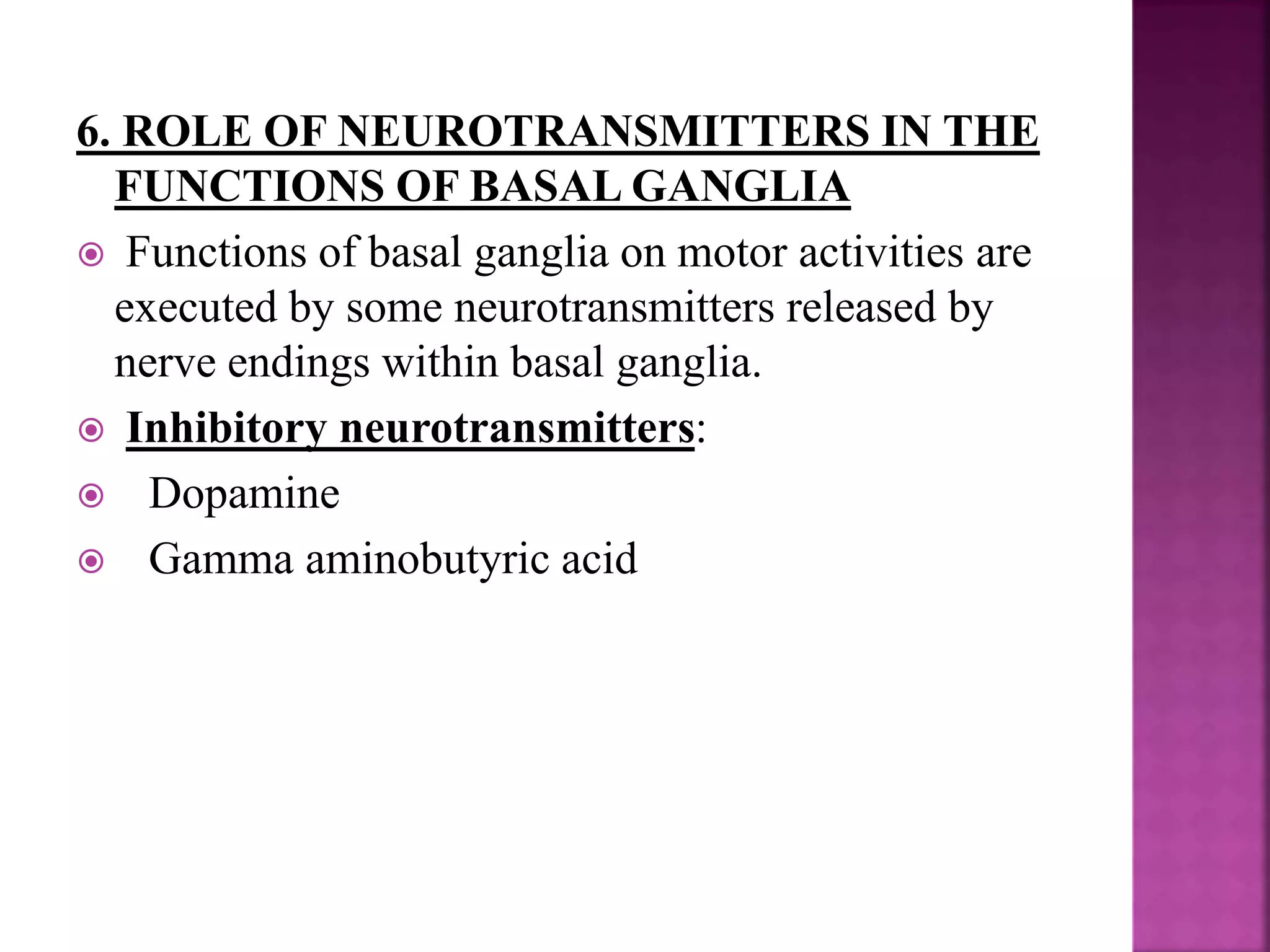 Basal ganglia | PPT