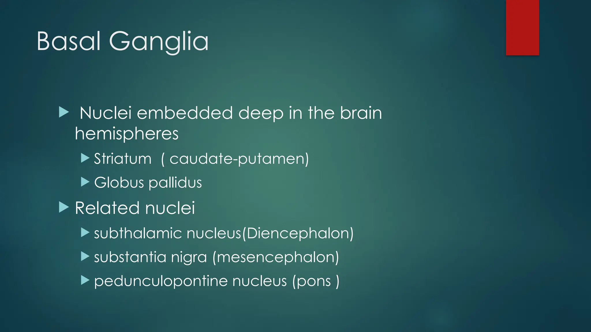 Basal Ganglia neurology usg critical .pptx