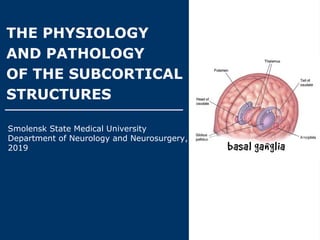 The physiology and pathology of the basal ganglia | PPT