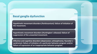 Basal ganglia movement modulation | PPSX