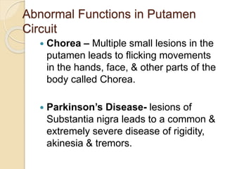 Basal ganglia | PPTX