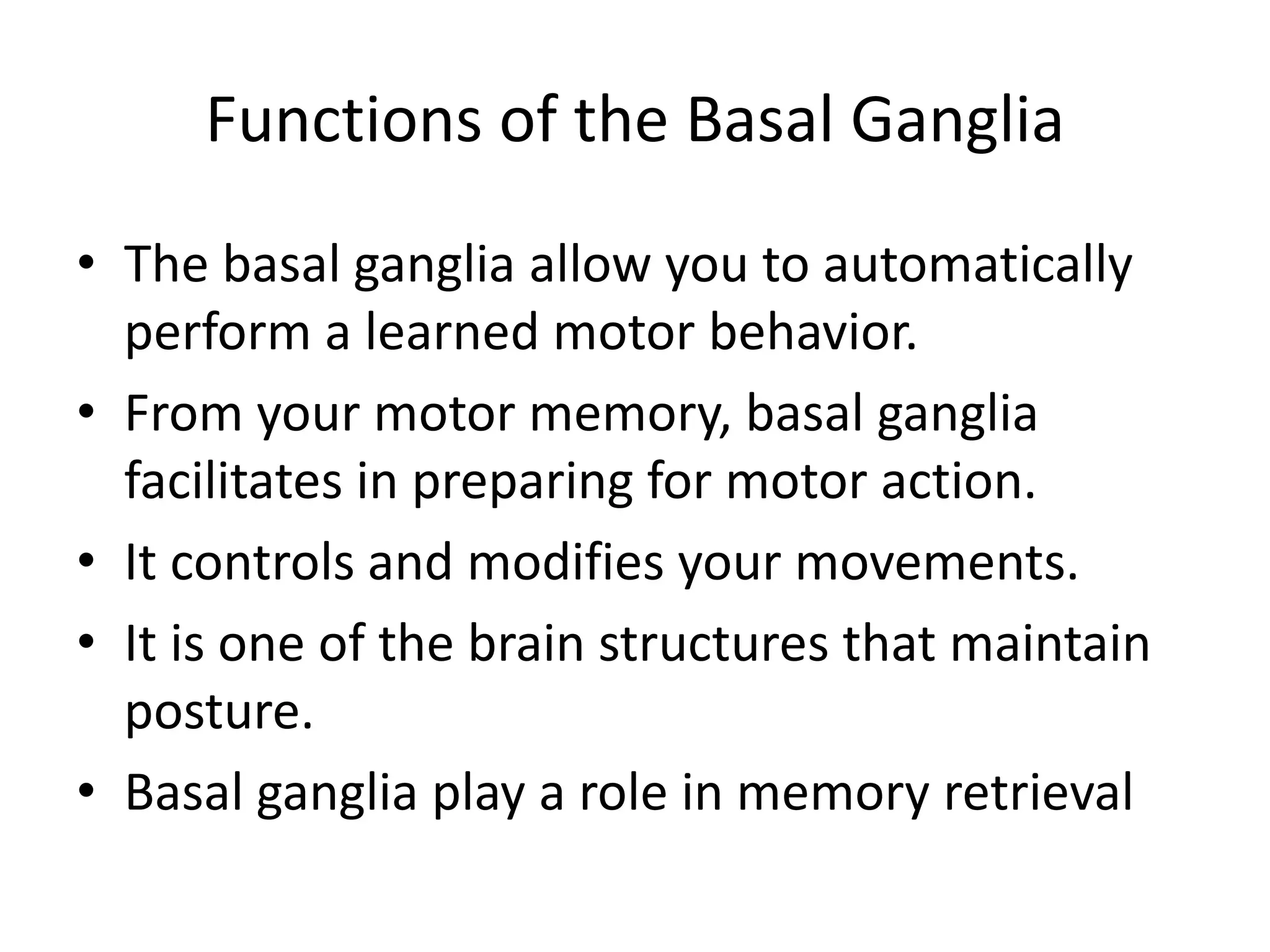 Basal Ganglia Stroke Ppt