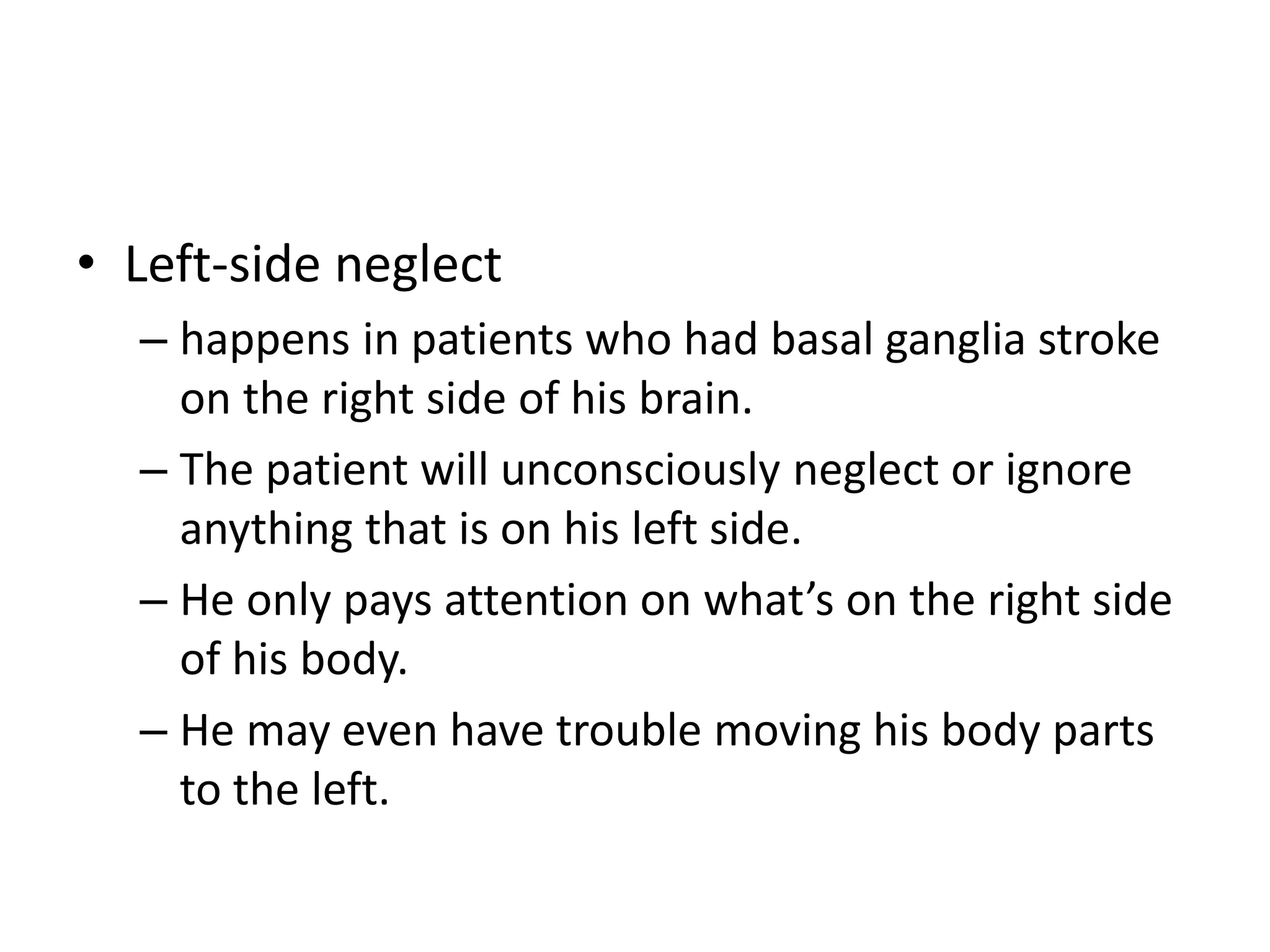 Basal Ganglia Stroke Ppt