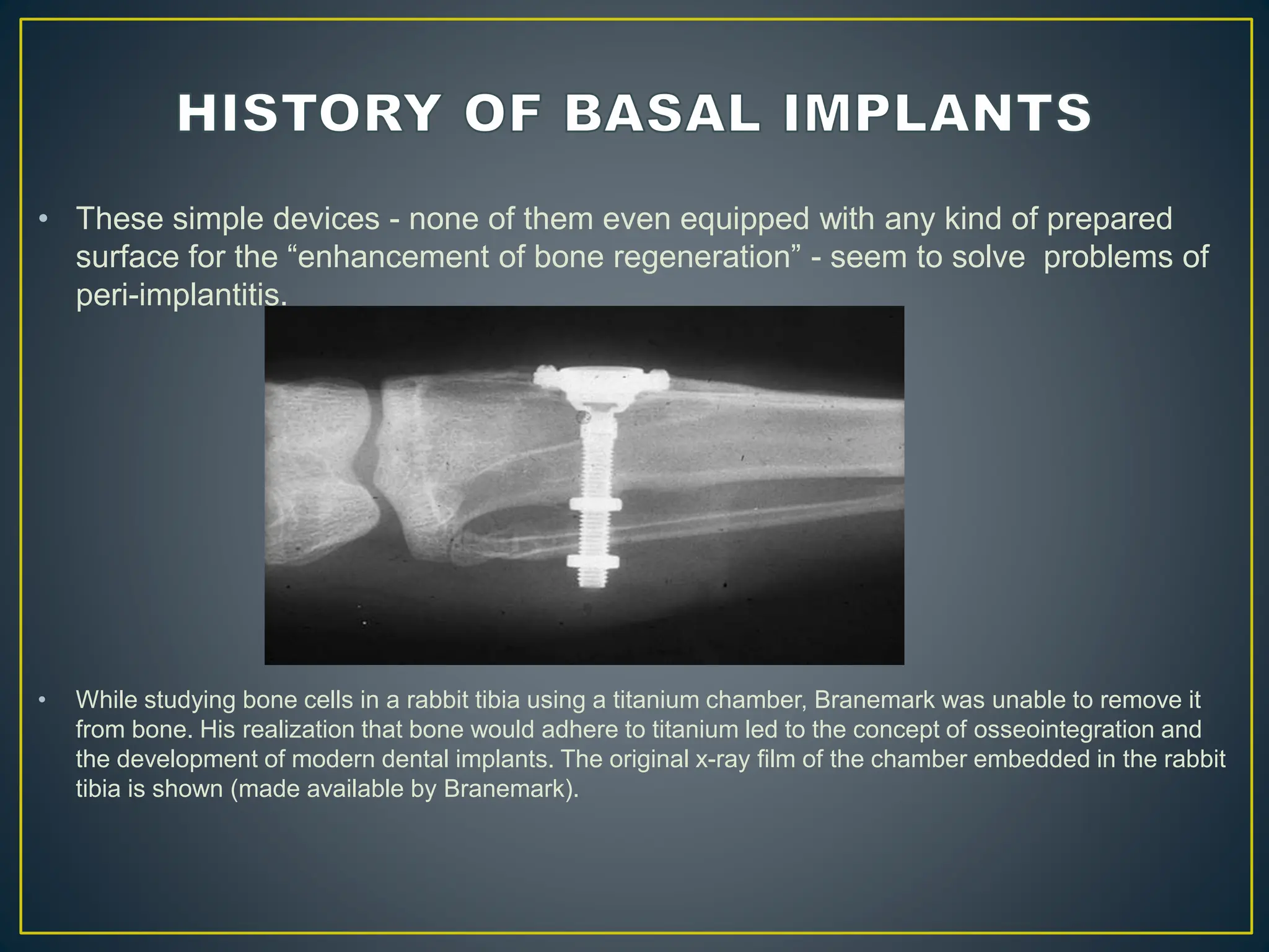 Basal Implant rehabilitation in oral surgery | PPTX