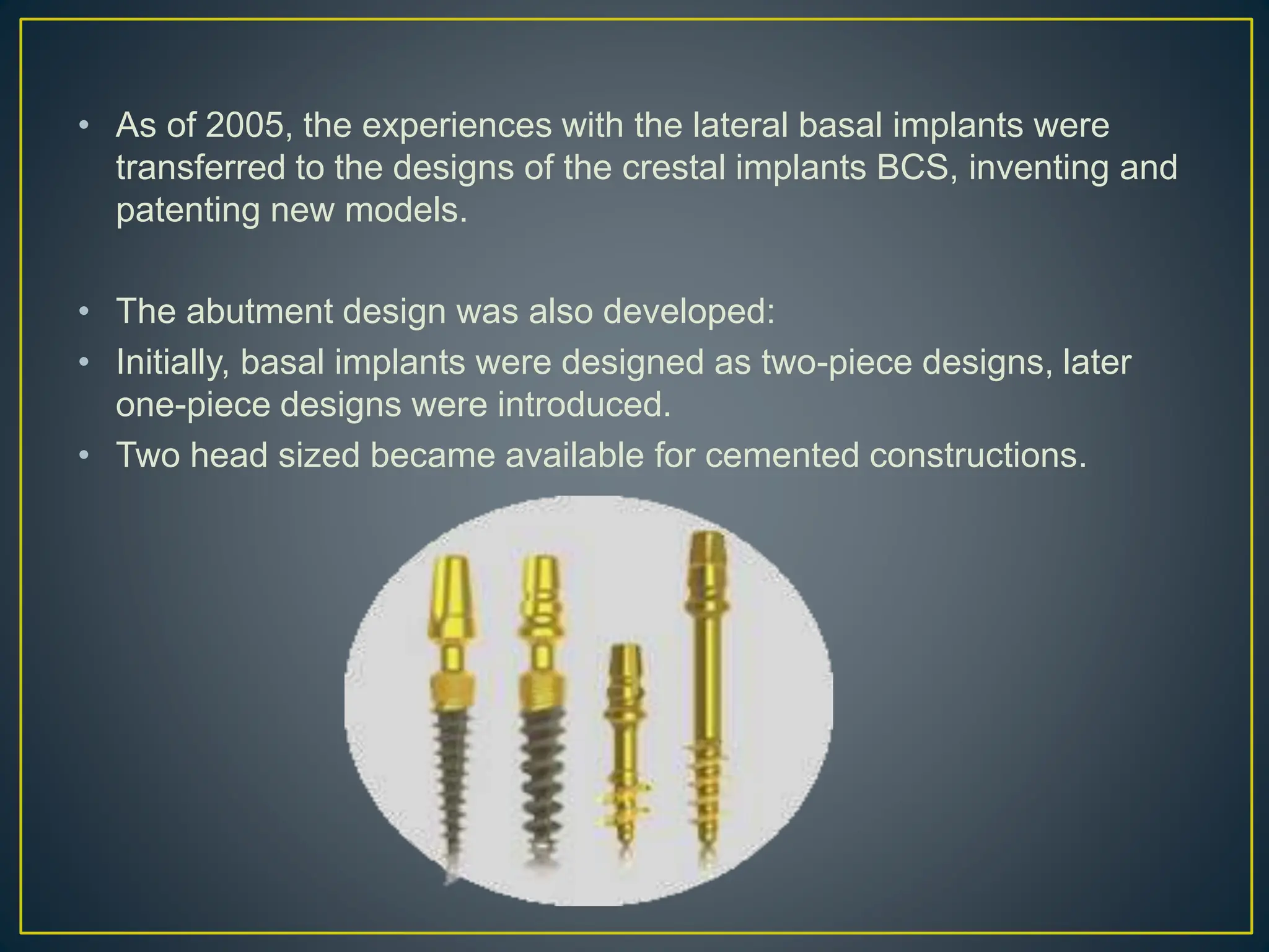 Basal Implant rehabilitation in oral surgery | PPTX