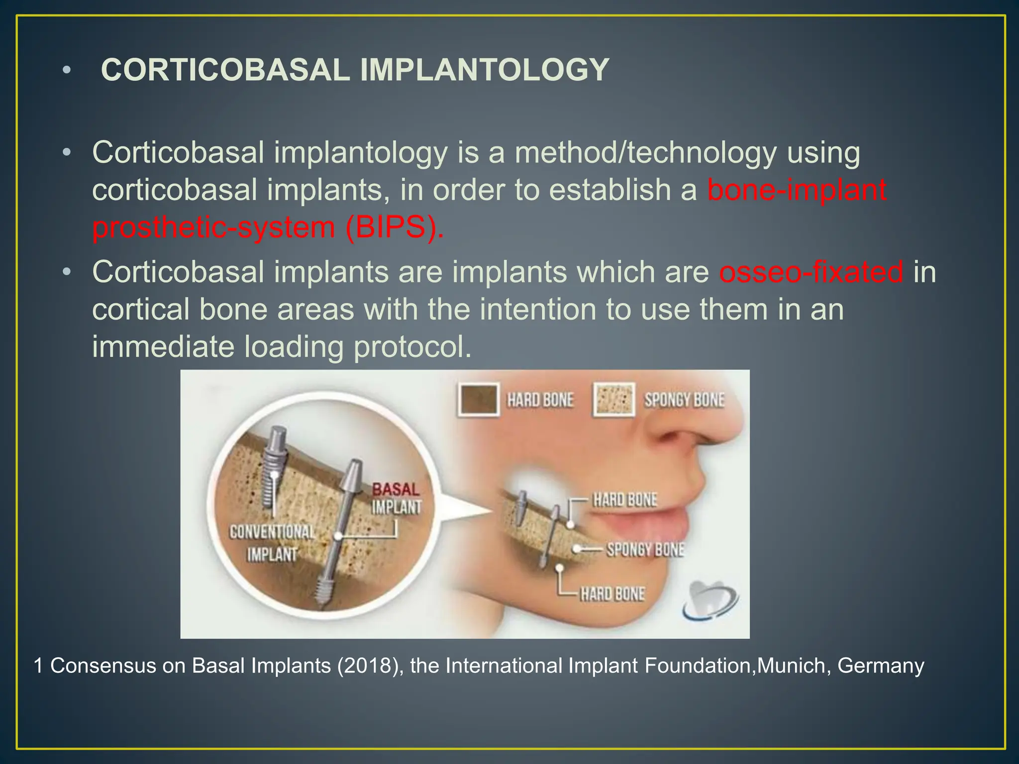 Basal Implant rehabilitation in oral surgery | PPTX