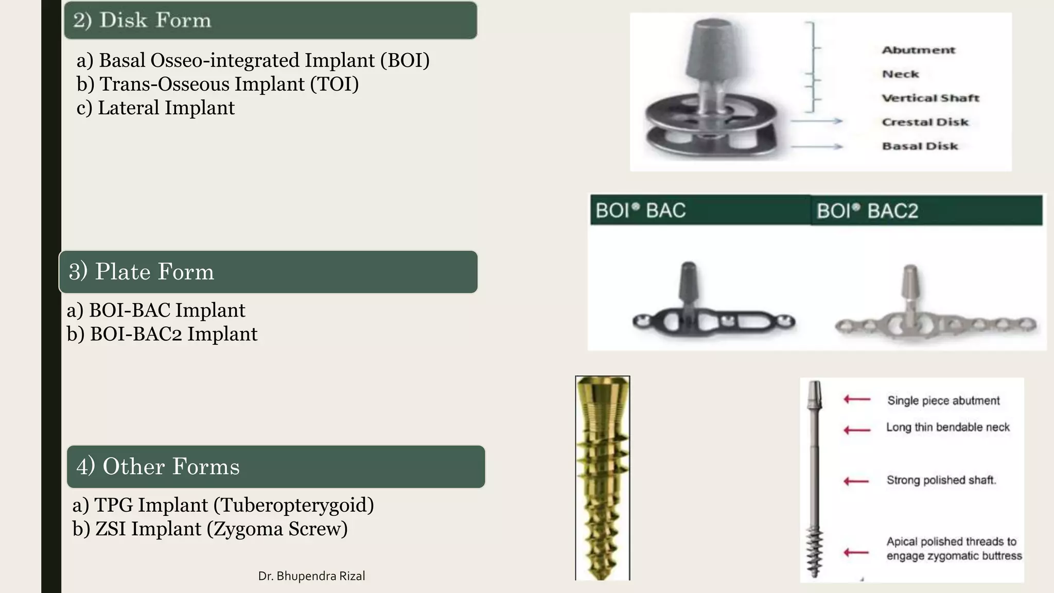 Basal implant - a newer variety of implant system | PPTX