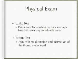 Basal joint arthritis presentation | PDF