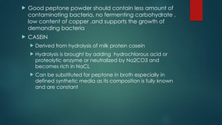 basal media for microbiology laboratory | PPTX