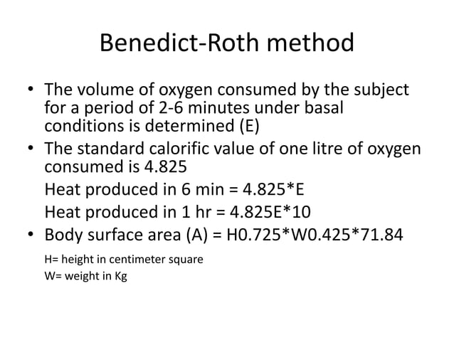 Basal metabolic rate | PPTX