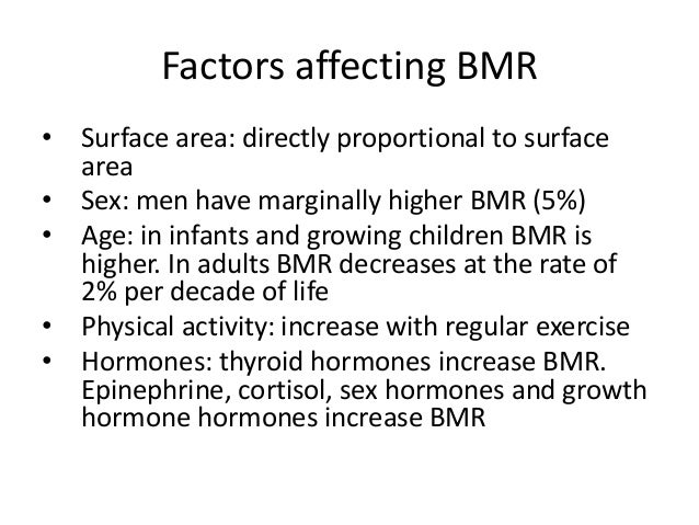 Basal metabolic rate