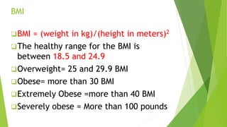 Basal metabolic rate (bmr) and basal metabolic index (bmi) (mushtaq ahmed and chatergi0 | PPTX