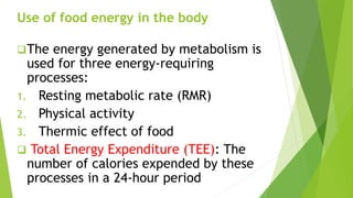 Basal metabolic rate (bmr) and basal metabolic index (bmi) (mushtaq ...