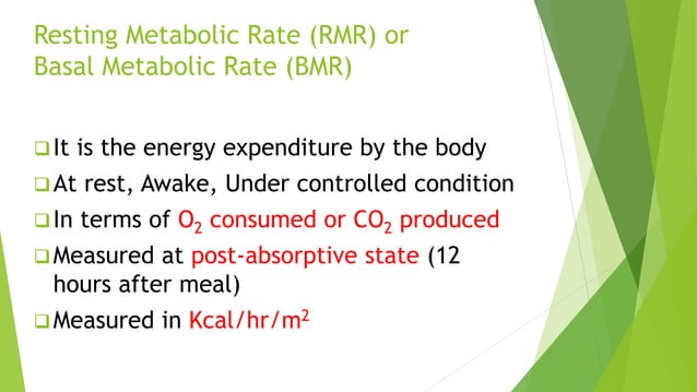 Basal metabolic rate (bmr) and basal metabolic index (bmi) (mushtaq ...