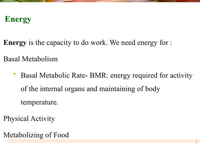 Basal Metabollic Rate(BMR) .pptx
