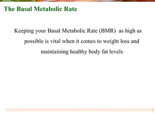 Basal Metabollic Rate(BMR) .pptx | Endocrine and Metabolic Diseases ...