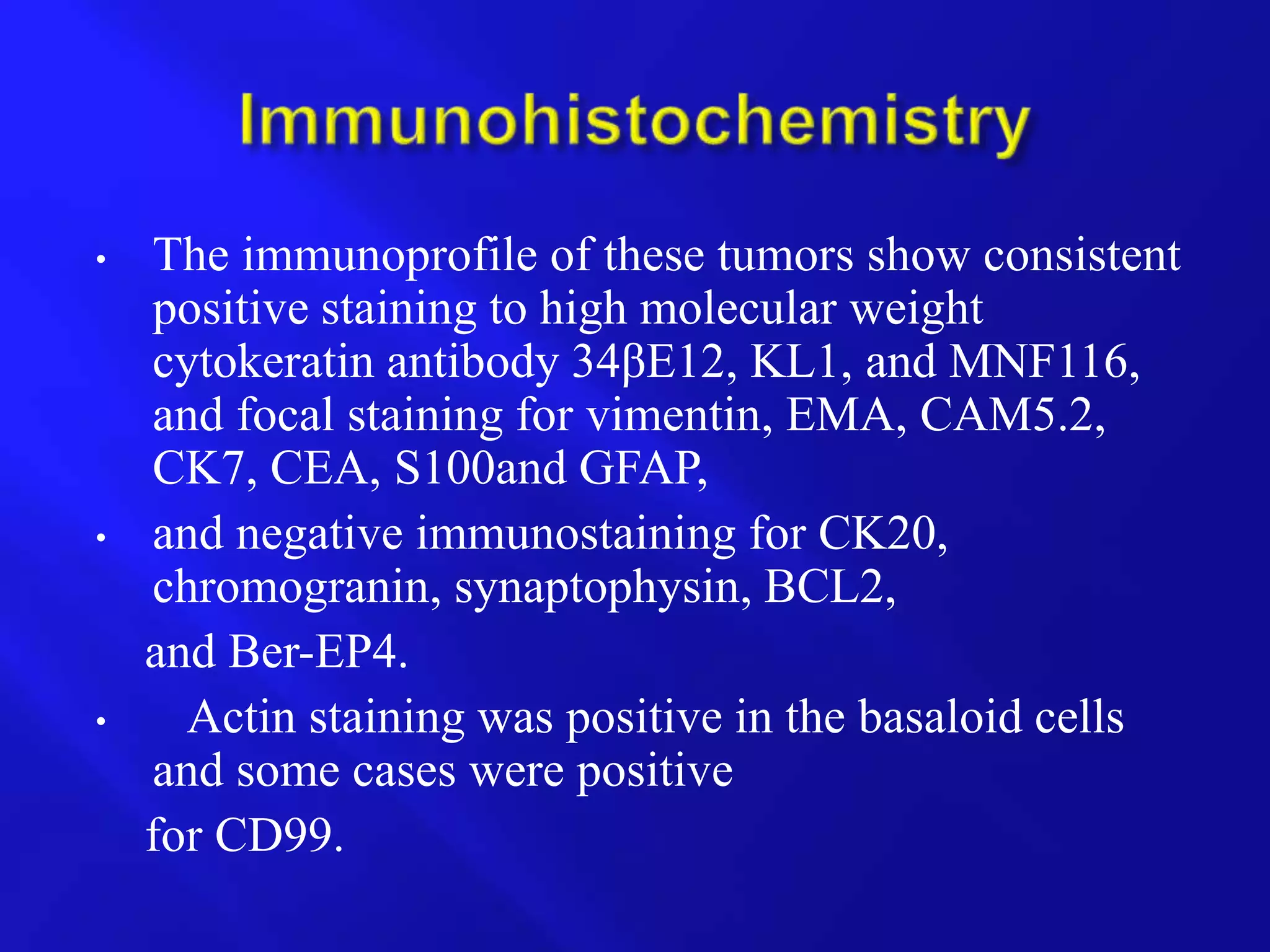 Basaloid Squamous Cell Carcinoma Seminar Ppt