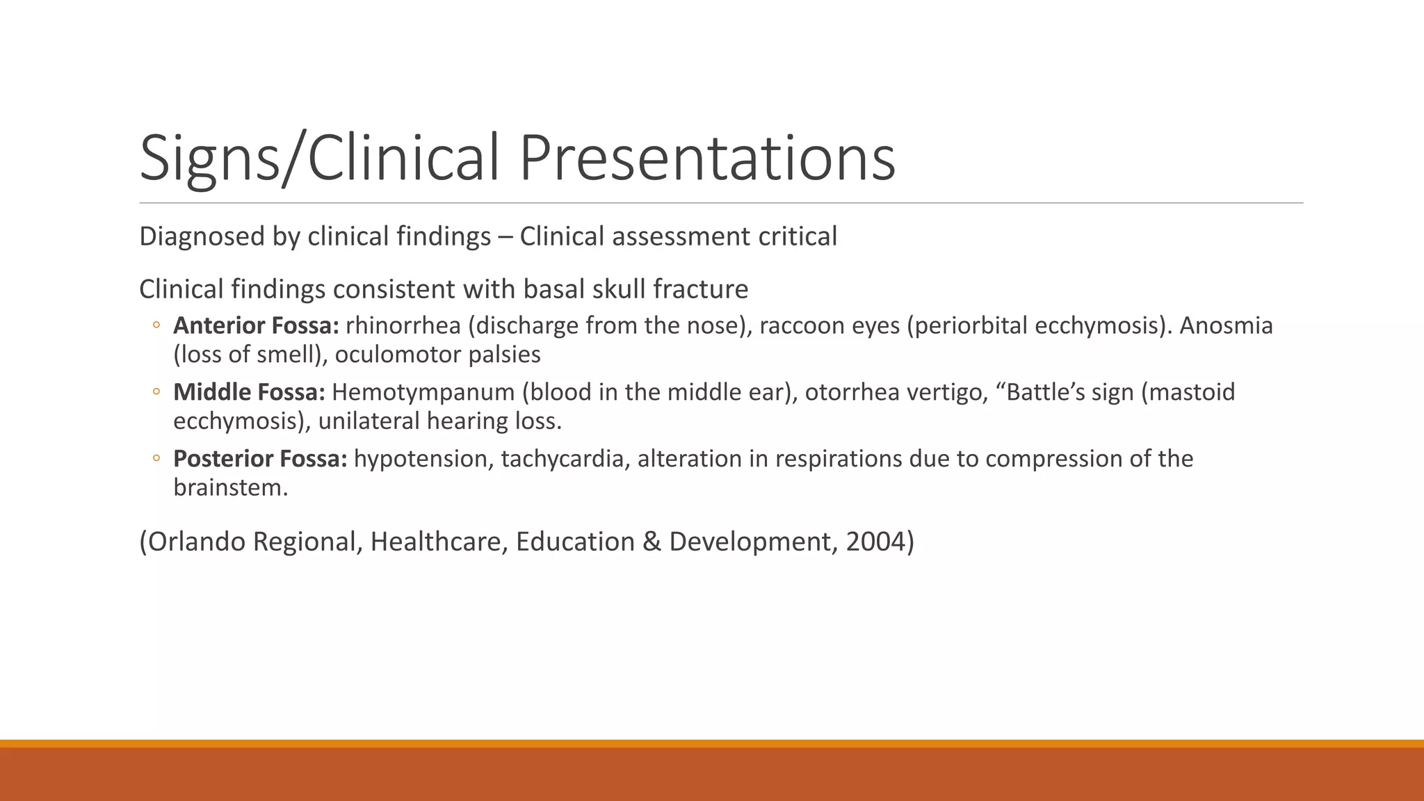 Basal skull fractures | PPTX