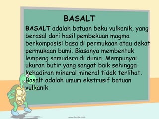 batu Basalt | PPTX