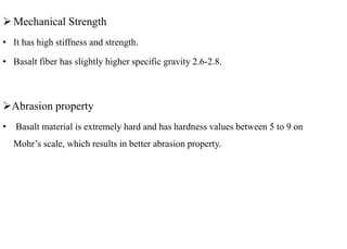 Basalt fiber reinforced concrete | PPTX