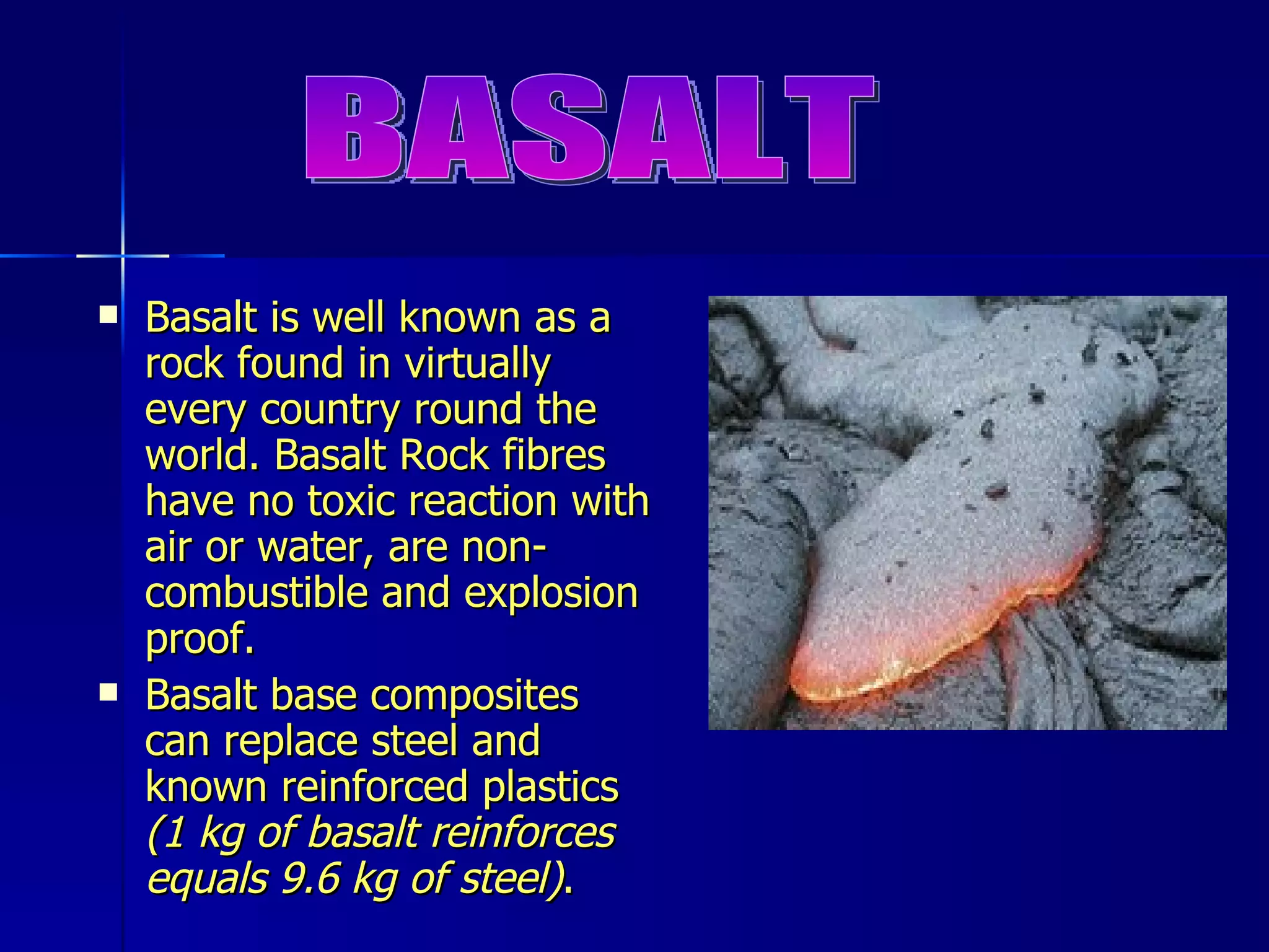 Basalt rock fibre | PPT
